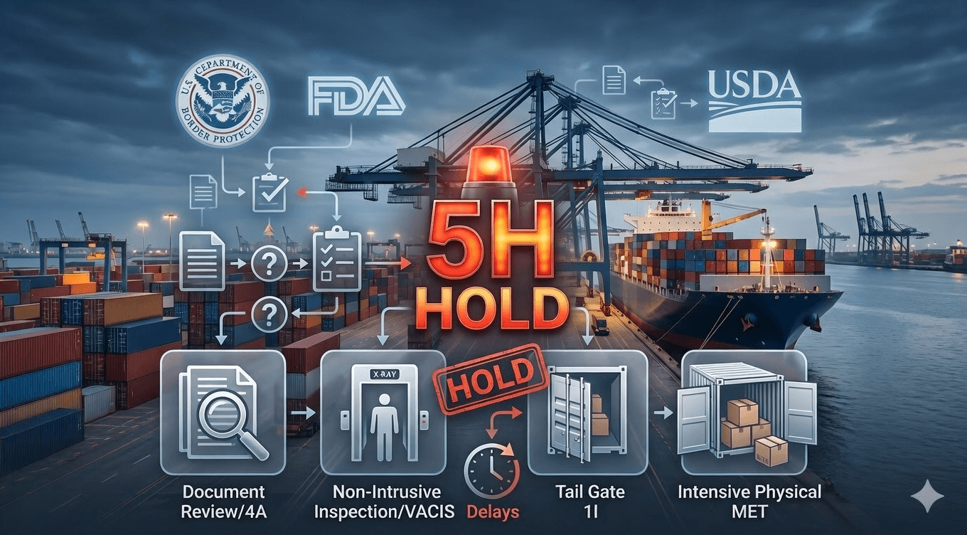 US Customs Inspection Levels 2026: 5H, VACIS, MET Guide